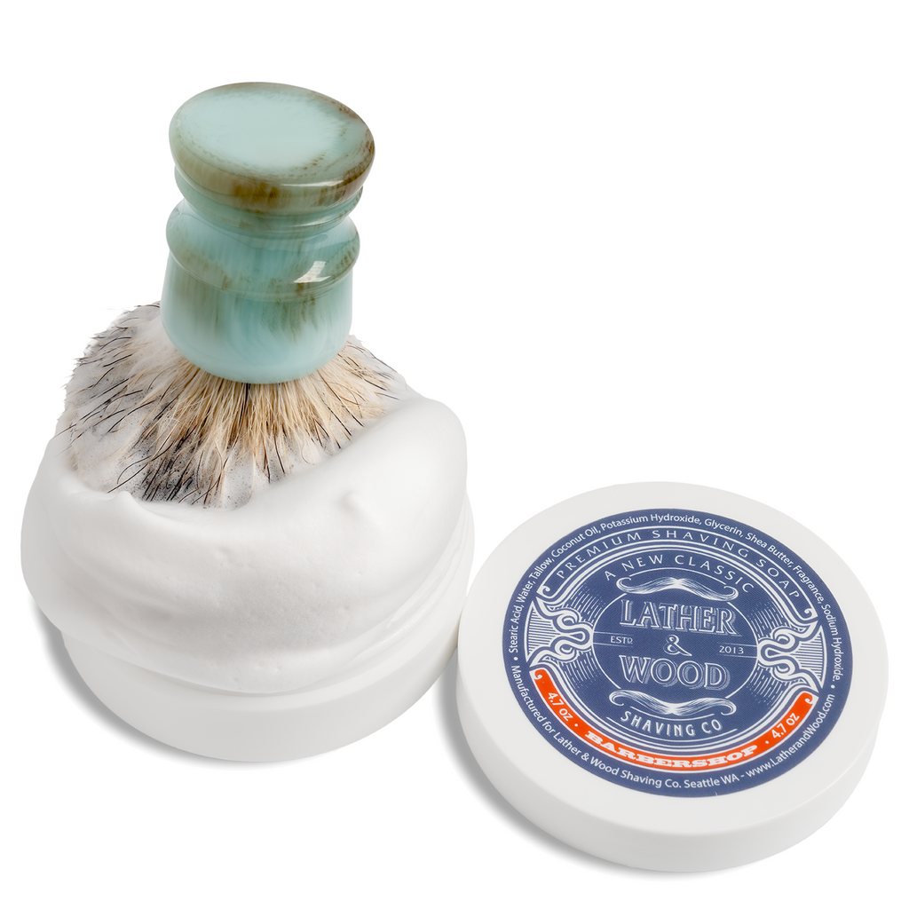 Luxury Shaving Soap - Barbershop – Lather & Wood Shaving Co