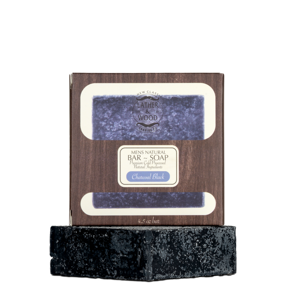 Bar Soap - Handmade - Charcoal Black – Lather & Wood Shaving Co