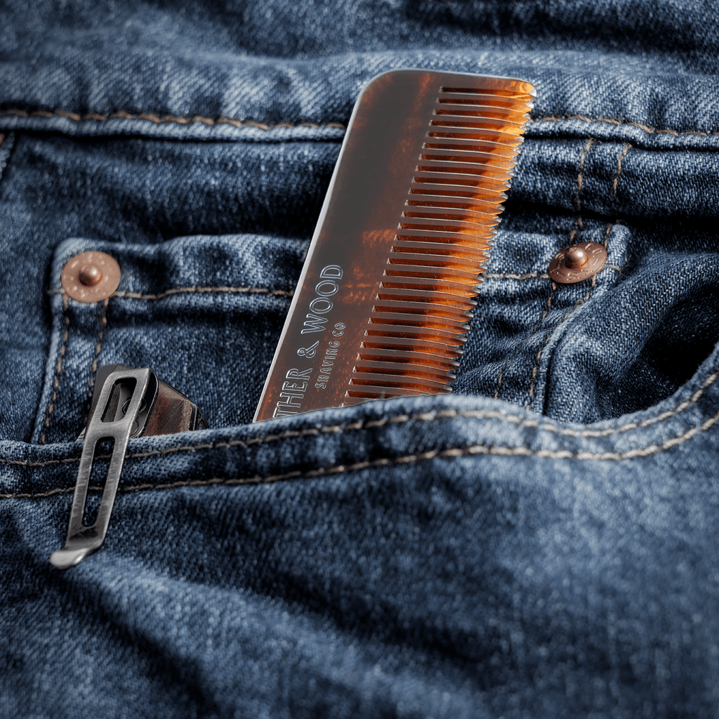 Premium Pocket Comb – Lather & Wood Shaving Co